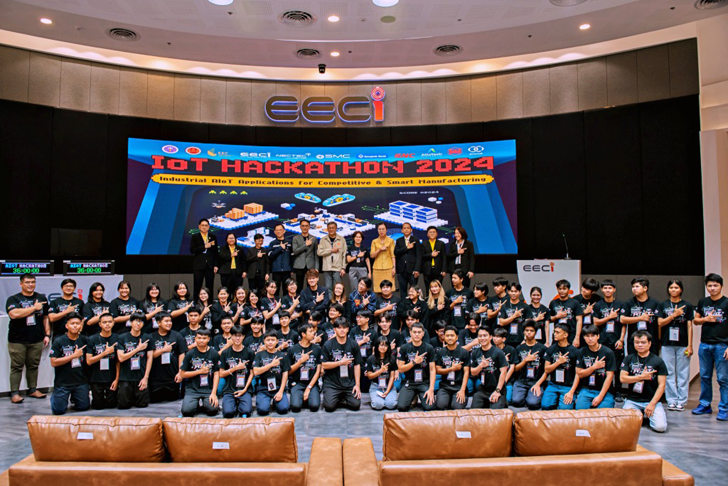 จัดแข่ง IoT Hackathon 2024 ย้ำ “ทำได้ ทำเป็น” ก่อนทำงานจริงใน EEC – คนกับความคิด ชีวิตกับนวัตกรรม